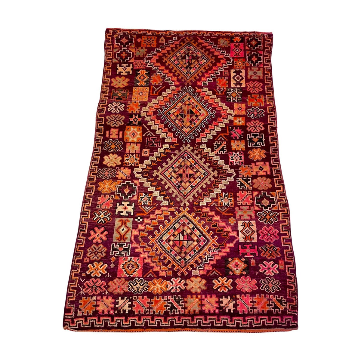 Vintage Maroon Moroccan Oversized Rug | 6' 2" x 10' 7"– Kantara ...